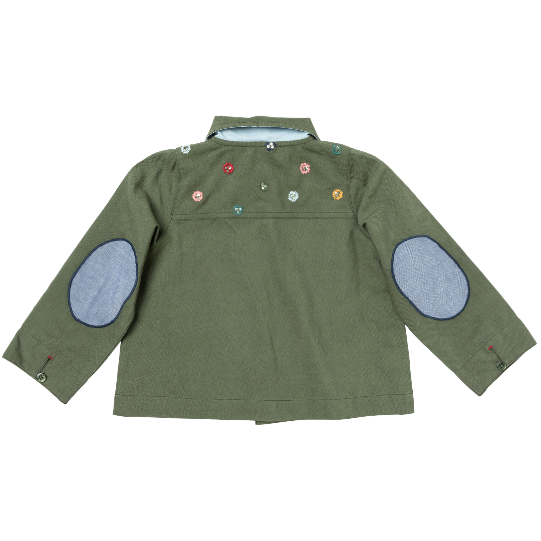 Girls Army Jacket - Four Leaf Clover – K&K's Giving Tree