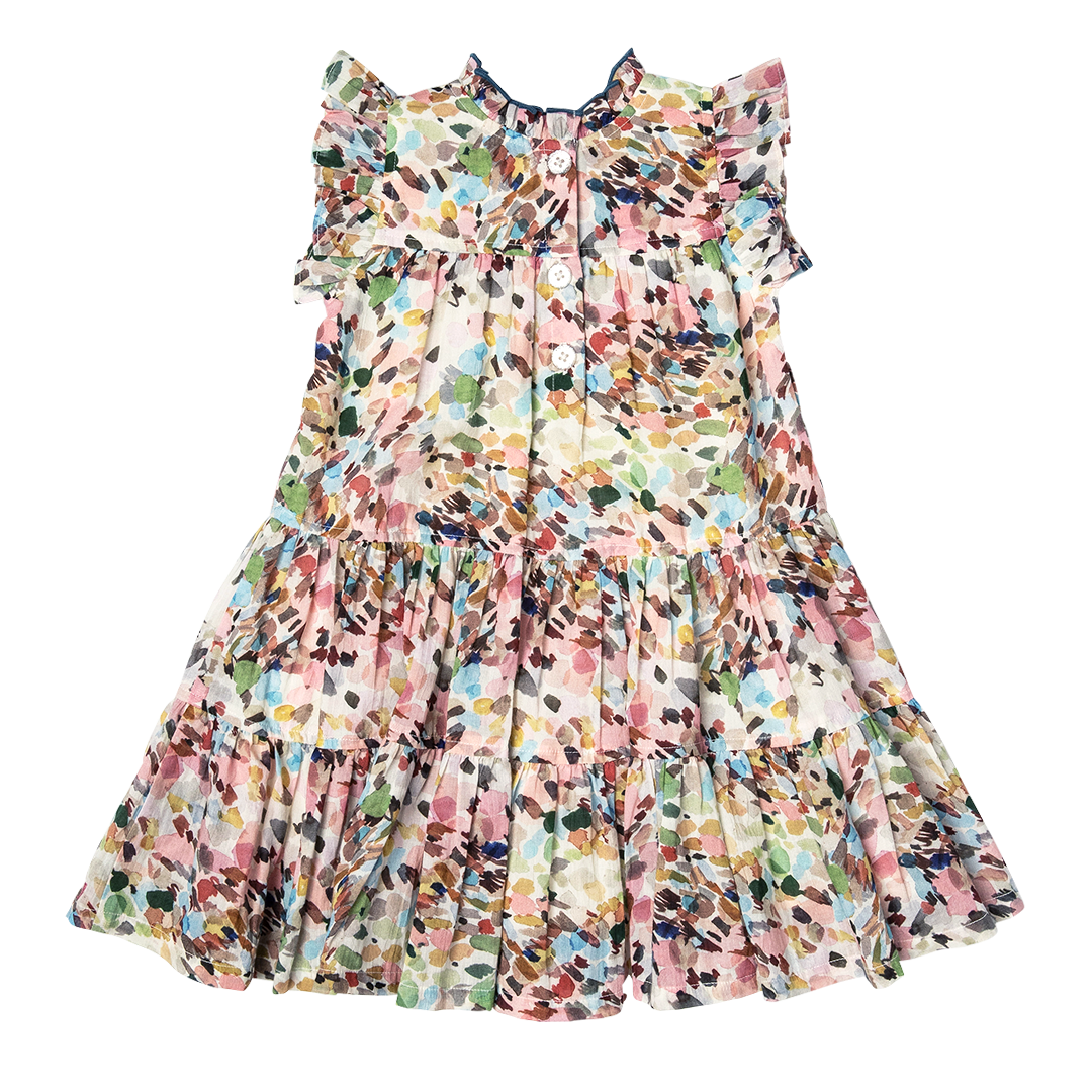 Watercolor Brush Girls Kalani Dress – K&K's Giving Tree